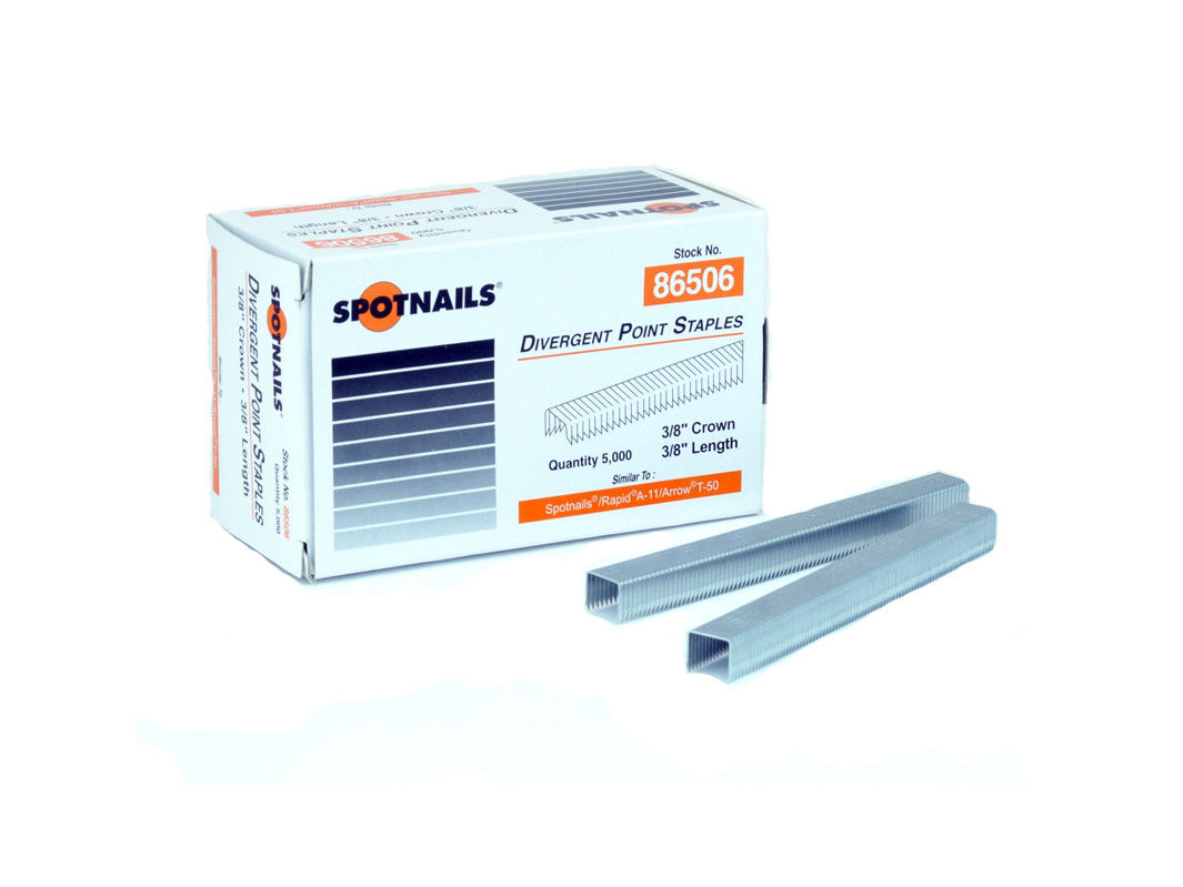 Spotnails 86506 Arrow T50 Style 3/8" DIVERGENT Staples (20,000) – Allen ...